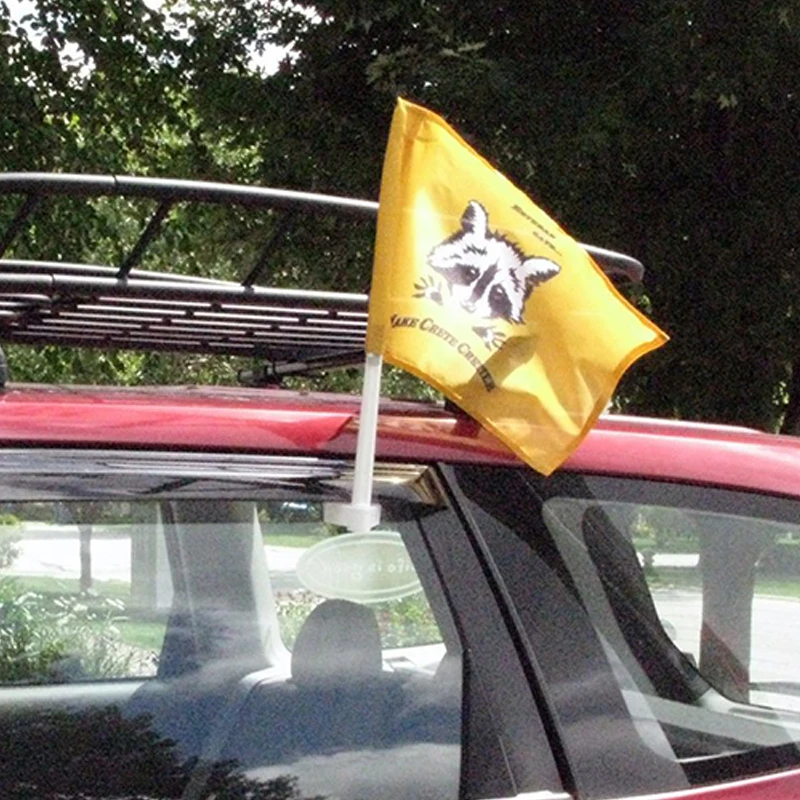 Flagnshow 12x18 Inches Car Window Flag Sticks 30x45 cm Blank ...