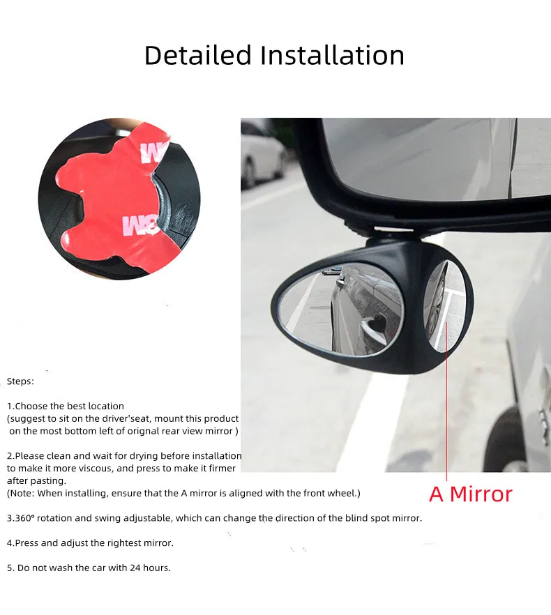 Top Products of the 2024 Exterior Dual Lens Rearview Mirror for Car ...