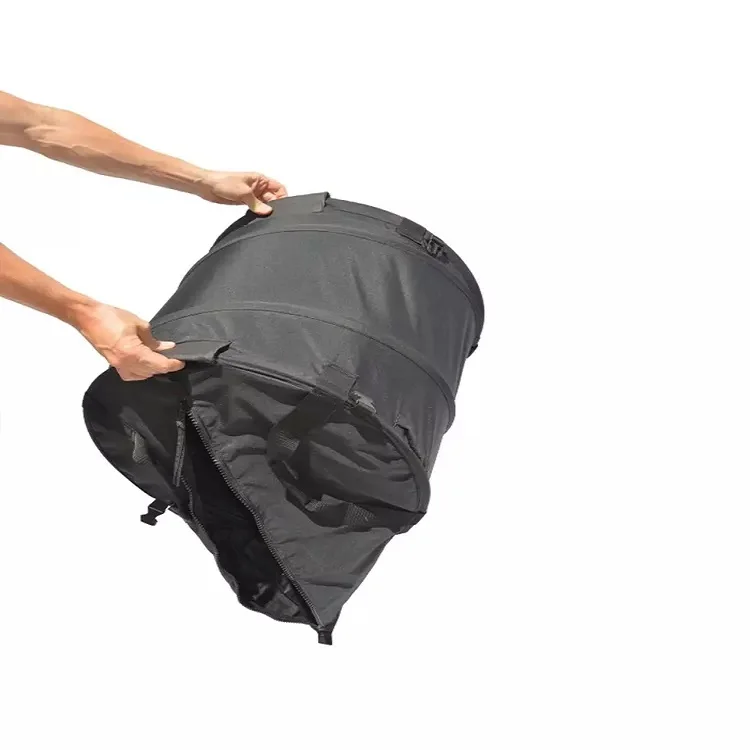 Garden Grass Trimmer Bag - Waterproof Dry Black Leaf Bowl