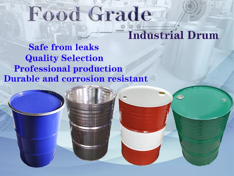 Empty Steel Drums - Durable Food Grade Packaging Solutions