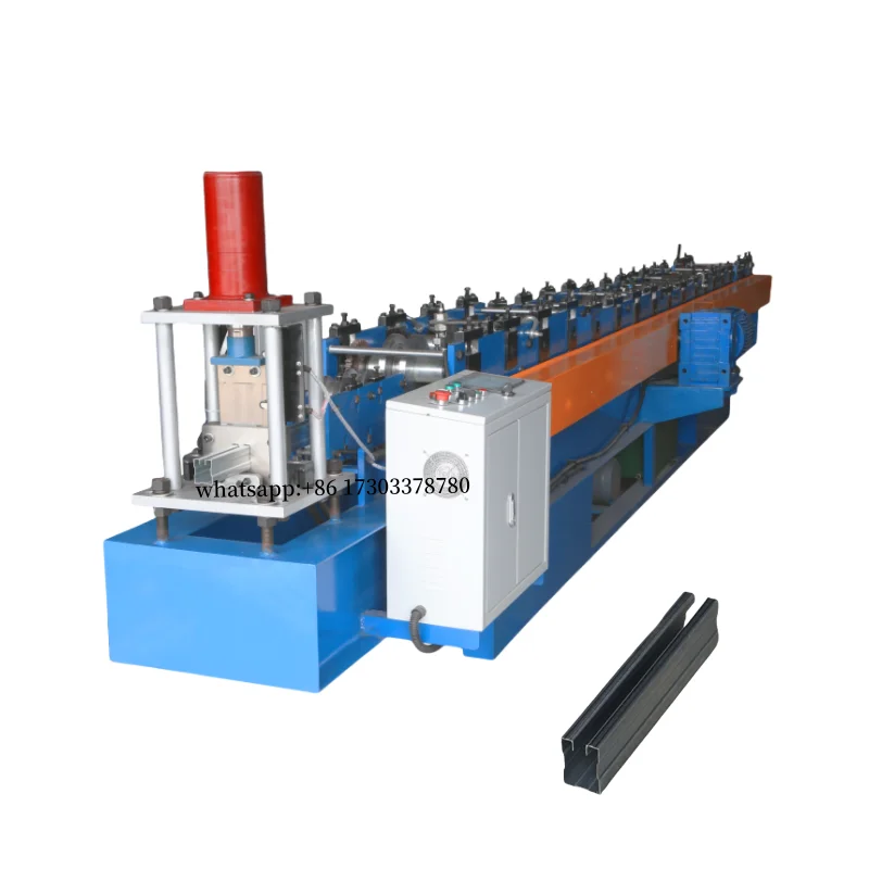 Guide rail roller shutter door channel roll forming machine manufacturer| Alibaba.com