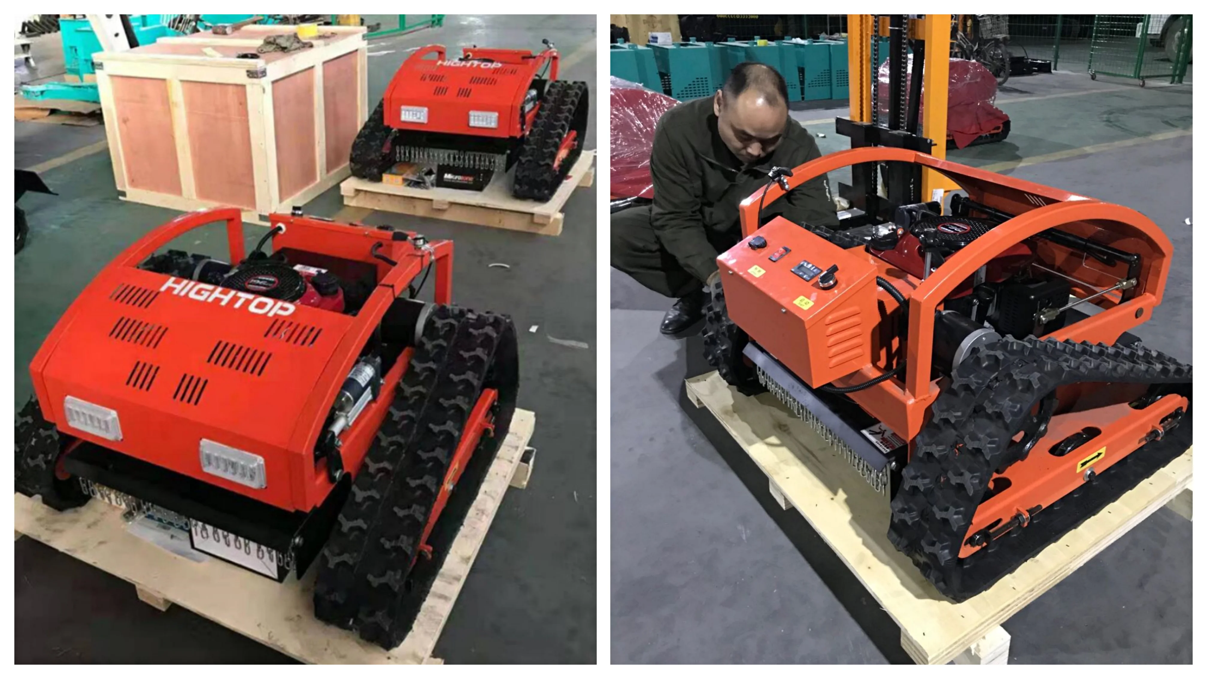 Remote Control Lawn Mower All Terrain Slope Mowers Robot Grass Cutter ...