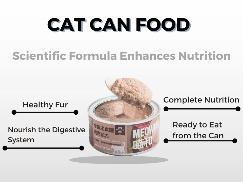 Wholesale Odm Fresh Wet Cat Food Fish/chicken/beef Shreds Canned Cat ...