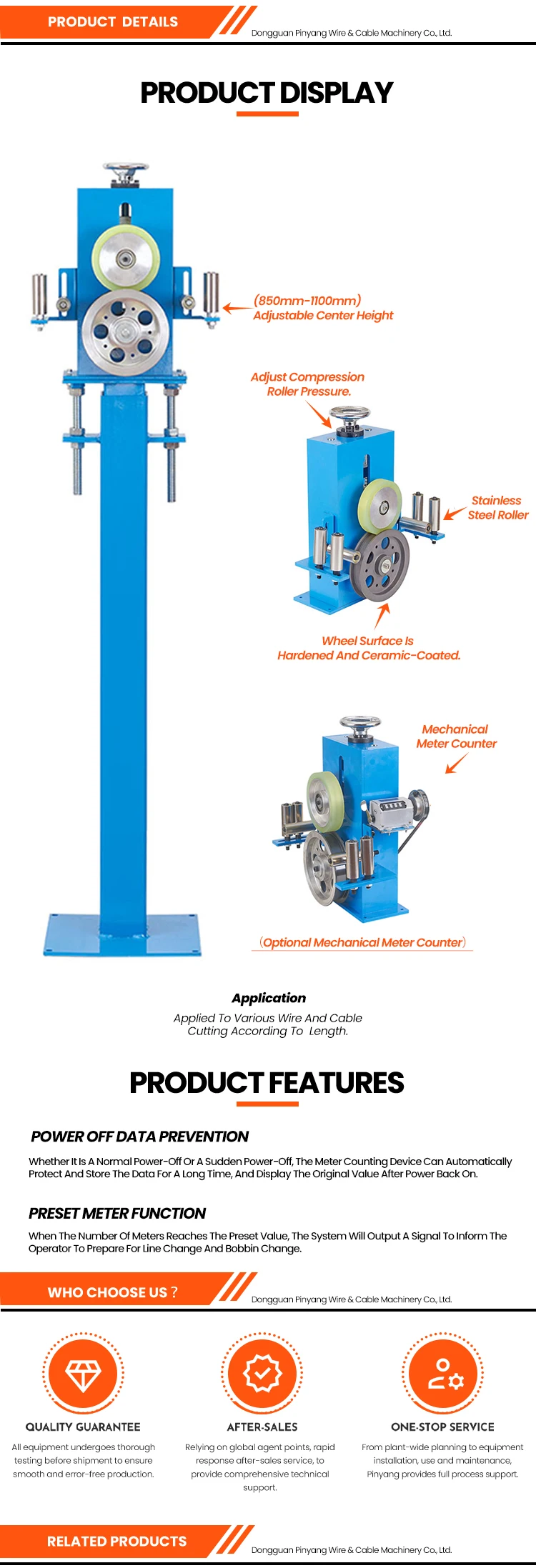 Pinyang High Precision Meter Counter Extrusion Line