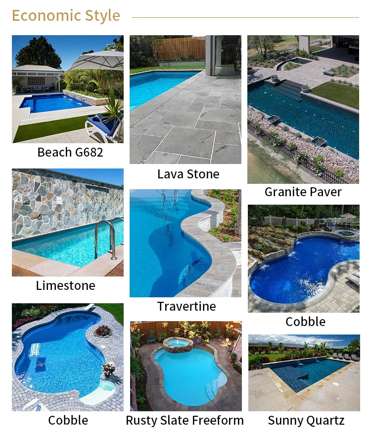 Yellow Granite G682 for Pool Pavers & Coping - Durable & Stylish