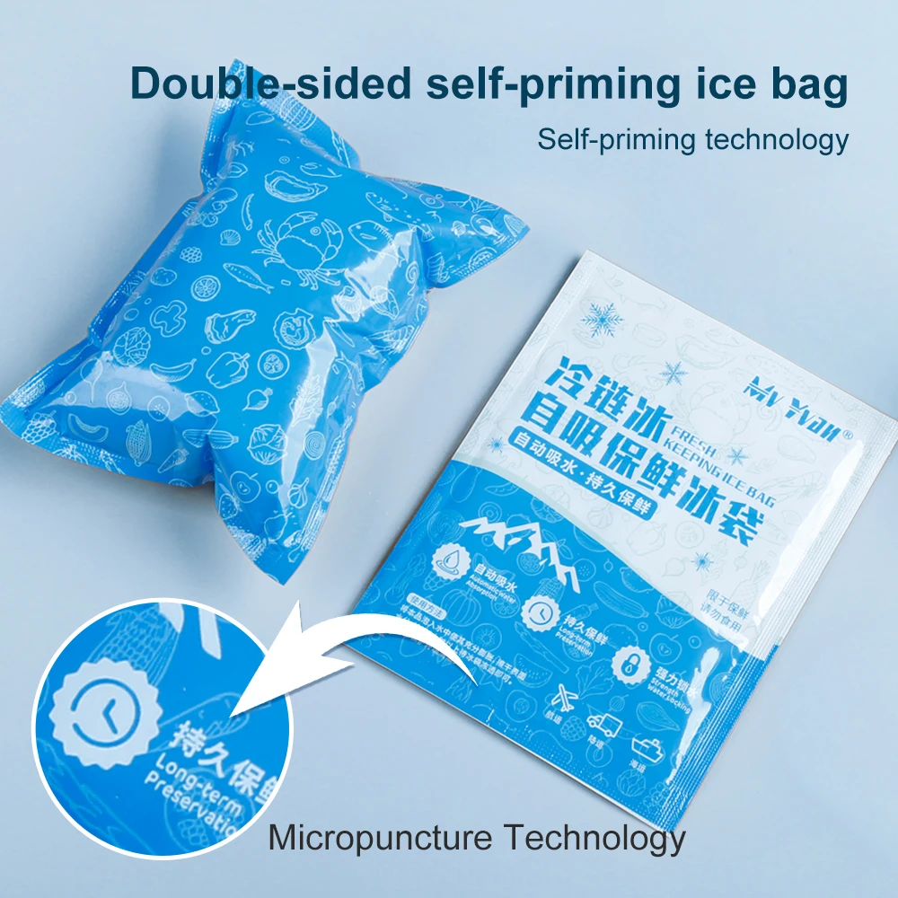 Wholesale Food Grade Super Cold Frozen Gel Ice Pack for Food Transport