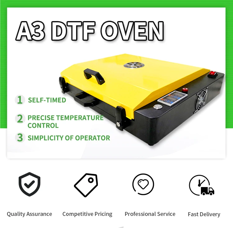 Digital A3 A2 Desktop Pet Film Dtf Powder Dryer Heat Curing Drying Oven Dtf Oven with Air ...