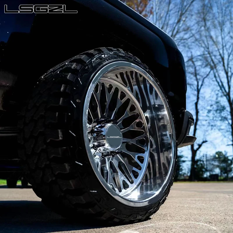 Custom Forged Alloy Deep Dish Chrome Rim 17 18 20 22 24 26 28 30 Inch ...