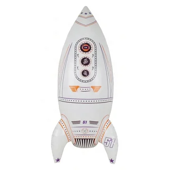 Inflatable Rocket Model Space Shuttle Toys Pool Floats For Kids - Buy ...