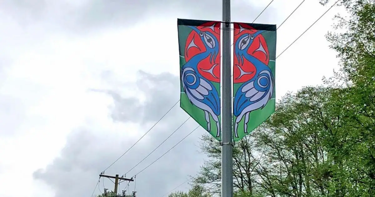 Street Outdoor Light Pole Advertising Flag Media Ads Kit