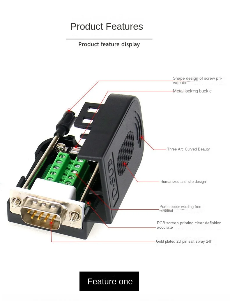 RS232 Cable RS485 Breakout Terminals Solderless New Type Ethernet ...