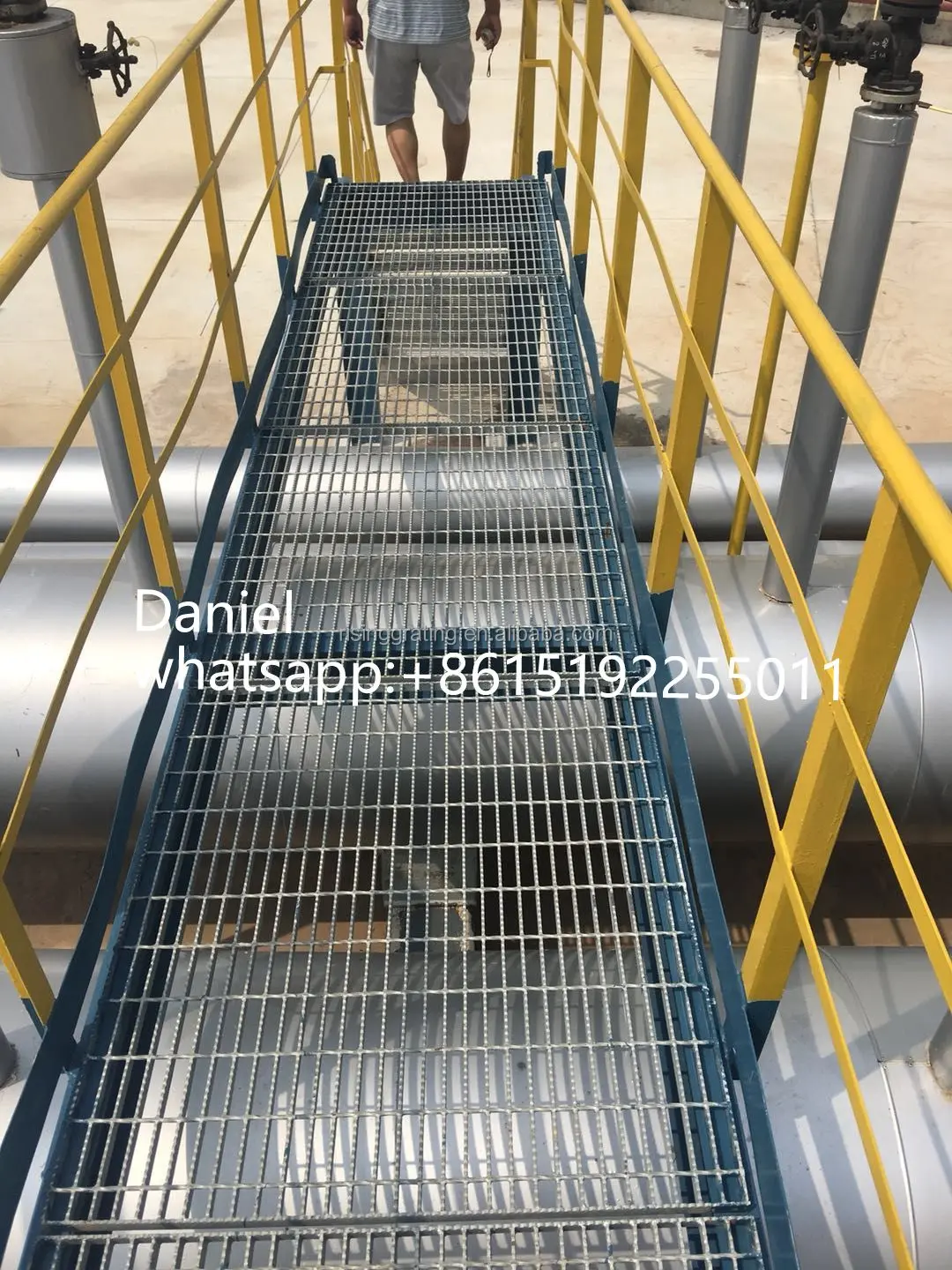 Industrial Platform Steel Handrail And Steel Frame Structure - Buy ...