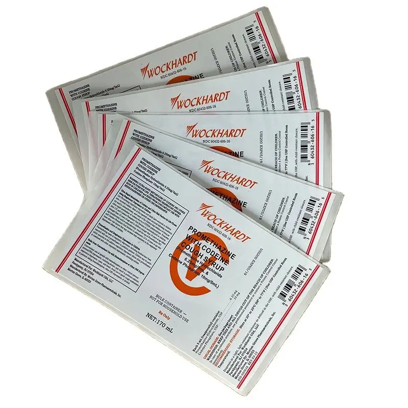 High Quality Cough Syrup Bottle Wockhardt Labels Cough Syrup Hi Tech ...