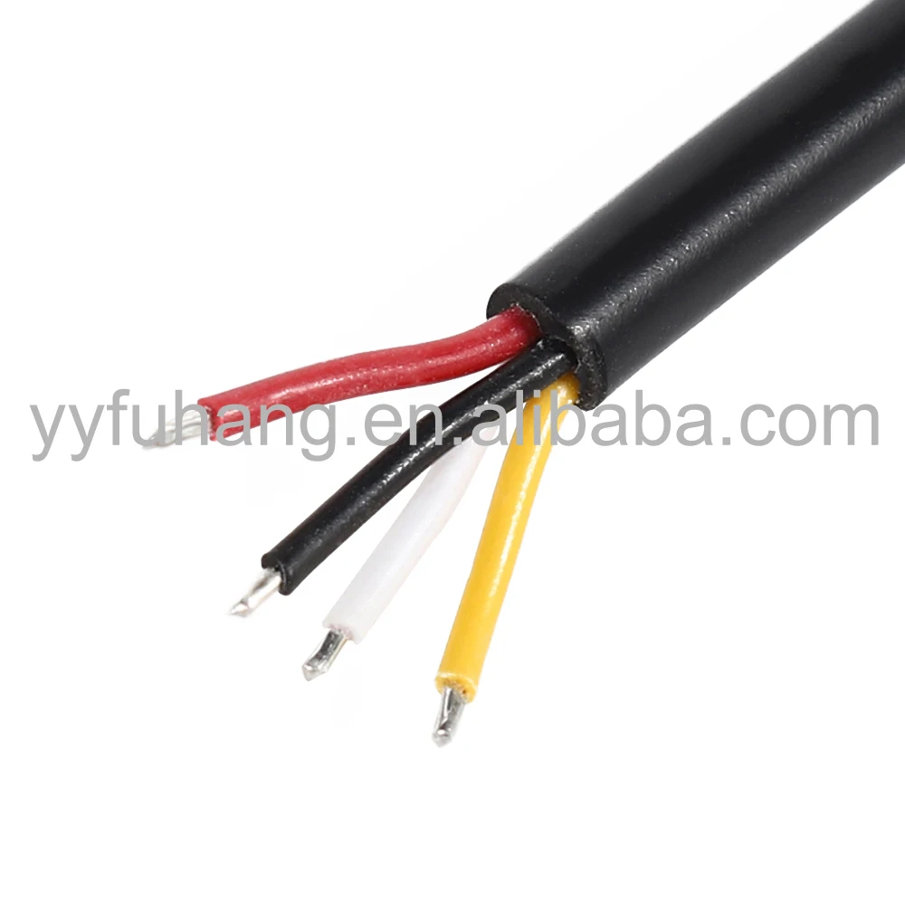 4 Pin Flat Connector Plug - Custom Length Trailer Wiring Harness