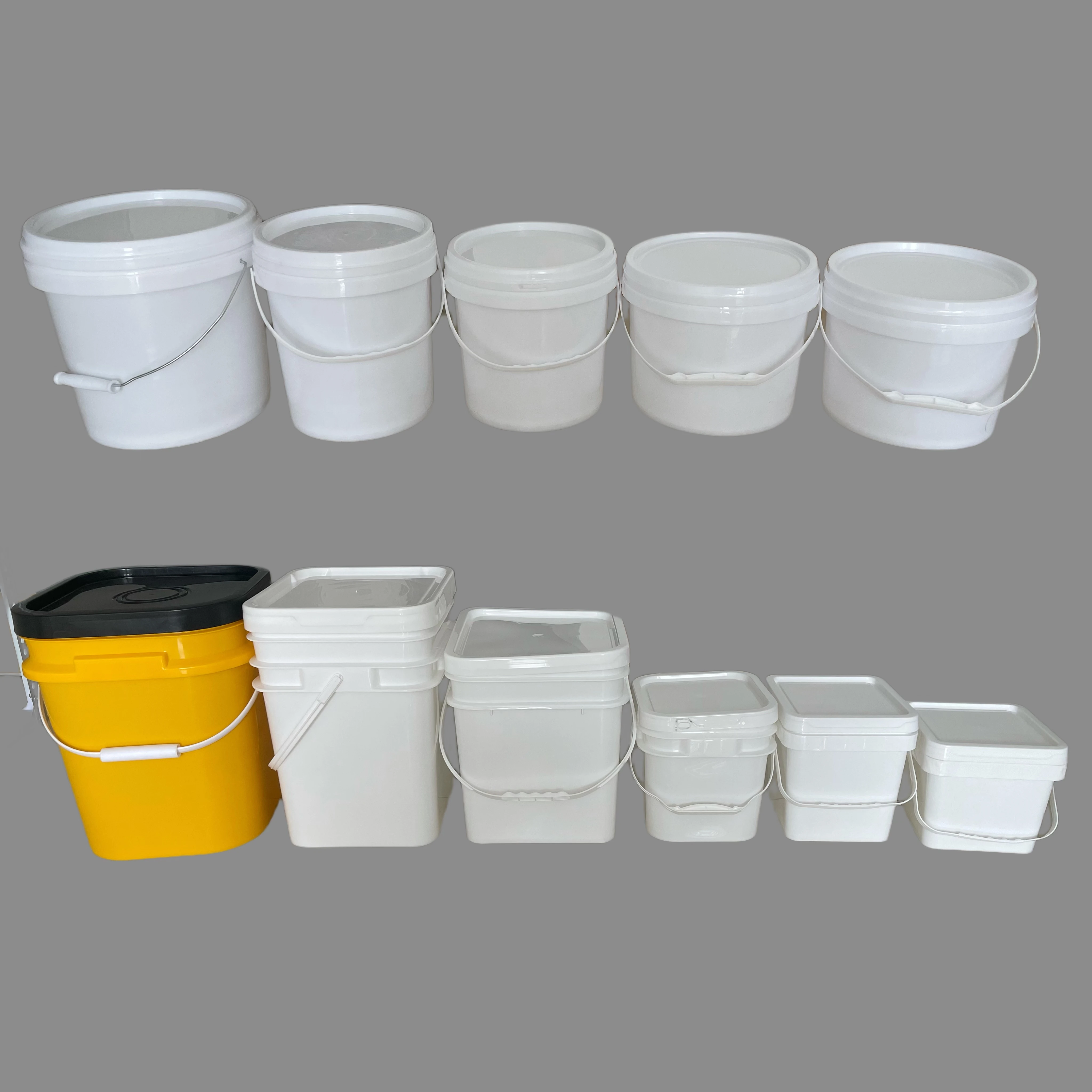 Plastic Buckets 1l 2l 3l 1 Gallon Food Grade Unbreakable Clear Buckets - Buy Clear Buckets ...