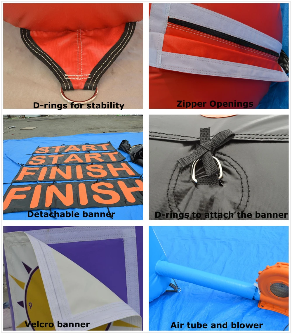 Outdoor Advertising Inflatable Pillar Custom Durable Inflatable Half ...