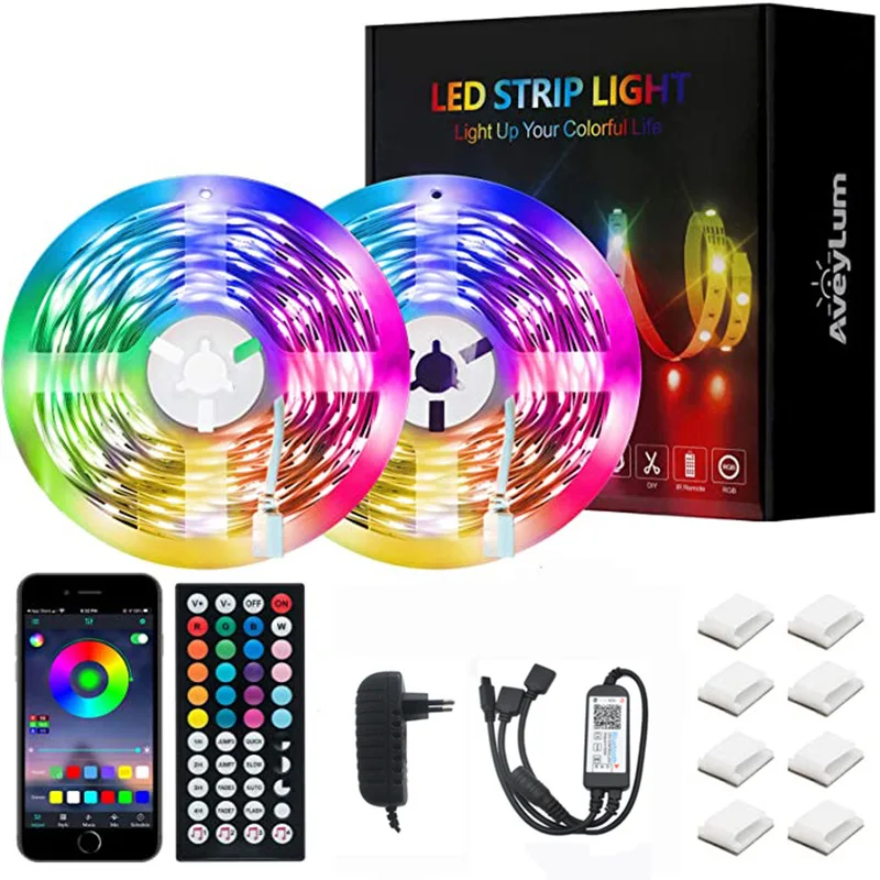 Brand New Rgb Led Neon Flex Strip Light Smd5050 5m 10m Diode Lamp ...