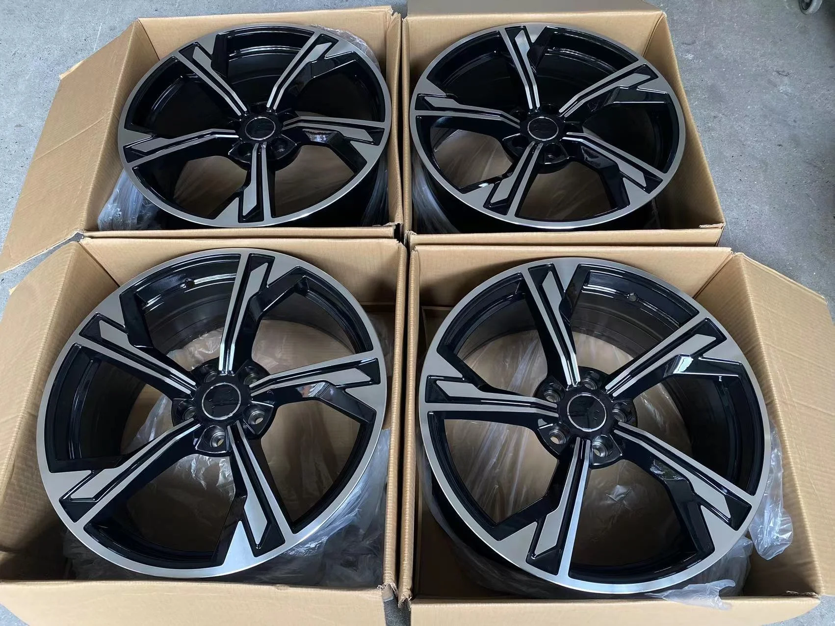 Supply Customized Car Wheels For Audi Rs4 19 20 Inch 5 Hole Aluminium ...