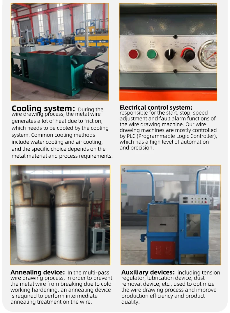 High Efficiency Motor-Driven Multi Wire Drawing Machine Annealing for ...