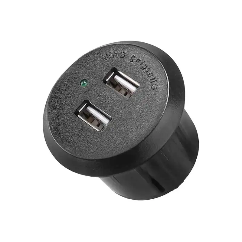 OSWELL Desktop USB Power Grommet Recessed Mount Power Hub Desk USB ...