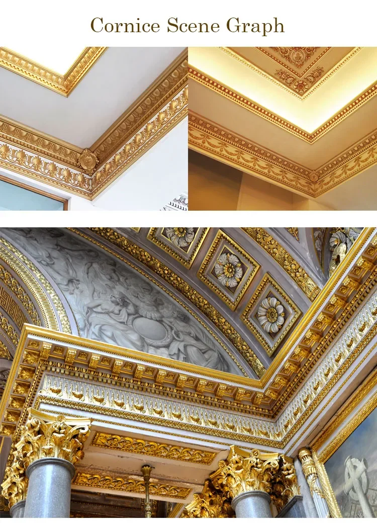 Banruo Waterproof Decorative Craft Line Cornice Mirror Frame