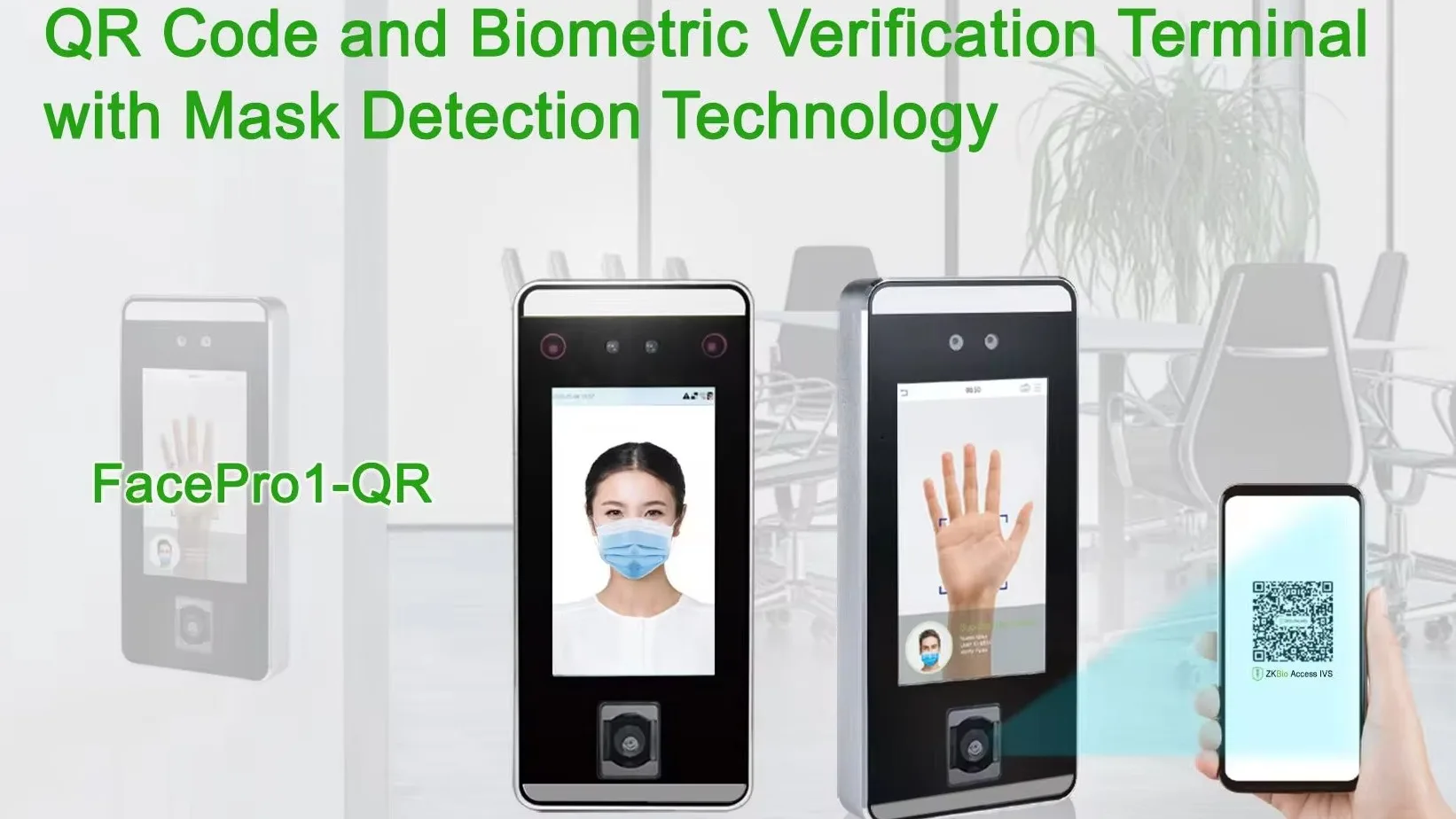 Qr Code Face Recognition Employees Time Attendance System And Palm ...