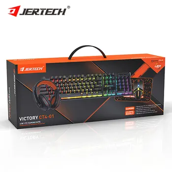 Jertech Brand Custom Ct4-01 Game Accessories 4 In 1 Set Headset ...