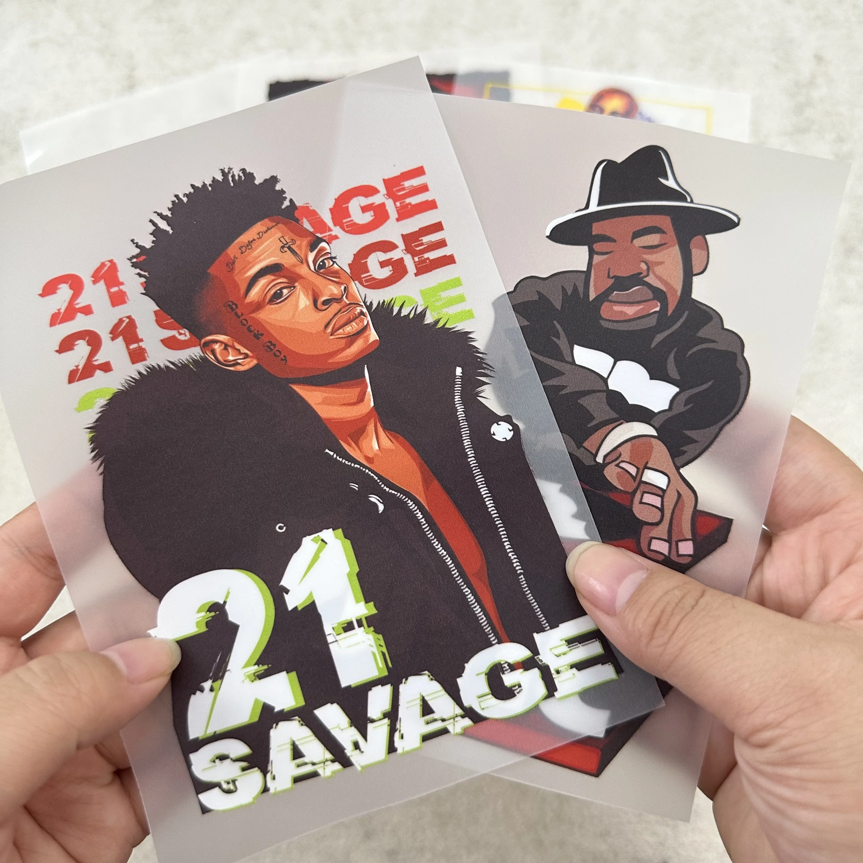 Wholesale Custom Rapper Transfer Screen Print Plastisol
