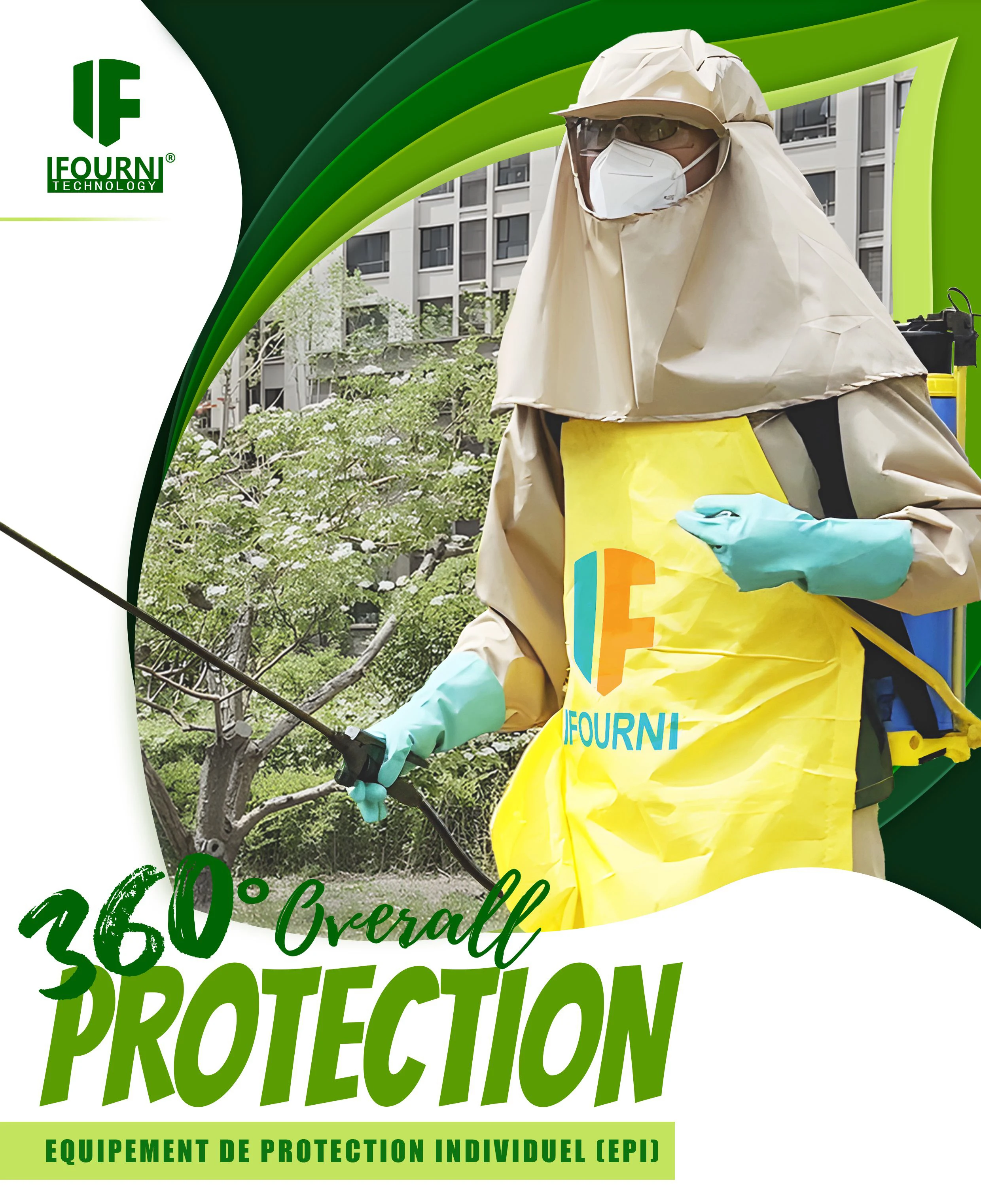 Ppe Safety Spray Clothes Agricultural Protective Clothing Full Set Of ...