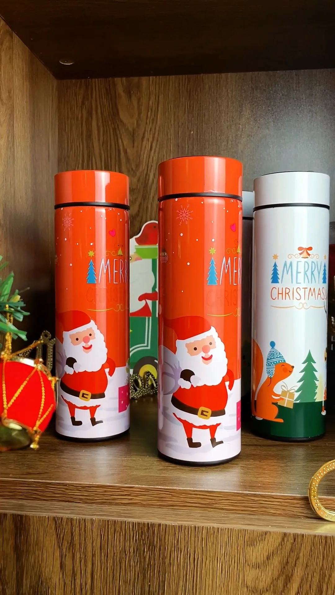 Smart Water Bottle Termo Thermal Bottle Cup Flask Led Temperature ...