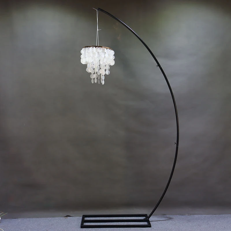 Luxury Wedding Props Metal Floor Lamp Stand Frame Stand Hanging ...