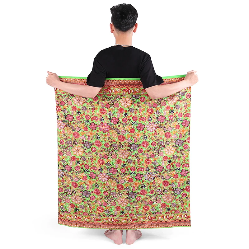 Wholesale Polyester Beach Skirt Apron Thai Batik Sarong Pareo Serong ...