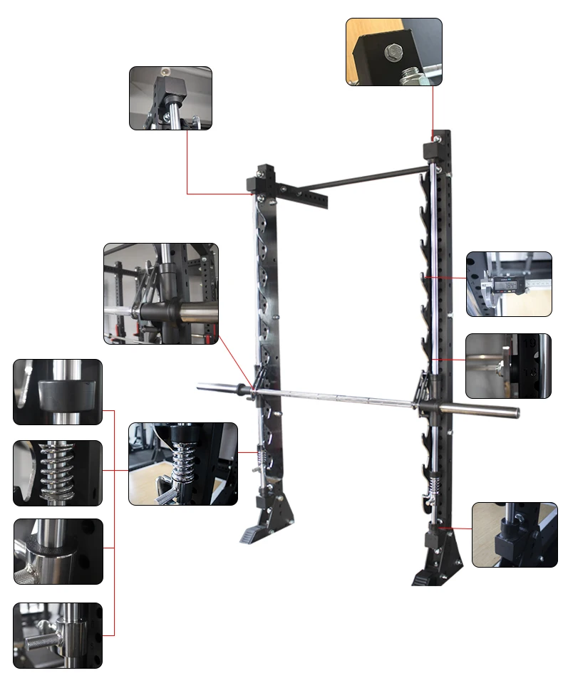 Wholesale OEM ODM Rack Attachment Squat Training Smith Machine Function ...