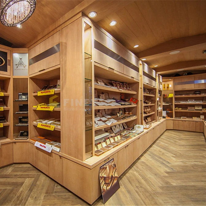 Modern Retail Cigar Store Interior Decoration Design Custom Display ...