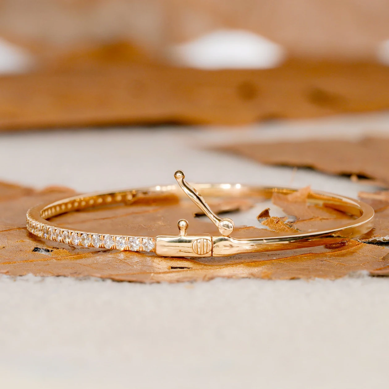 Elisa Real Gold CVD HPHT Lab Grown Diamond Tennis Bracelet