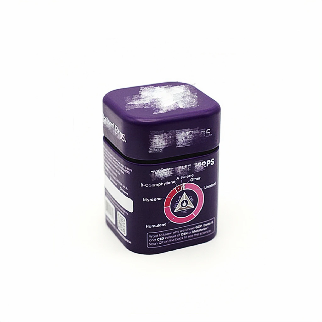 Custom Small Square Metal Jars Preroll Cr Containers Child Resistant ...