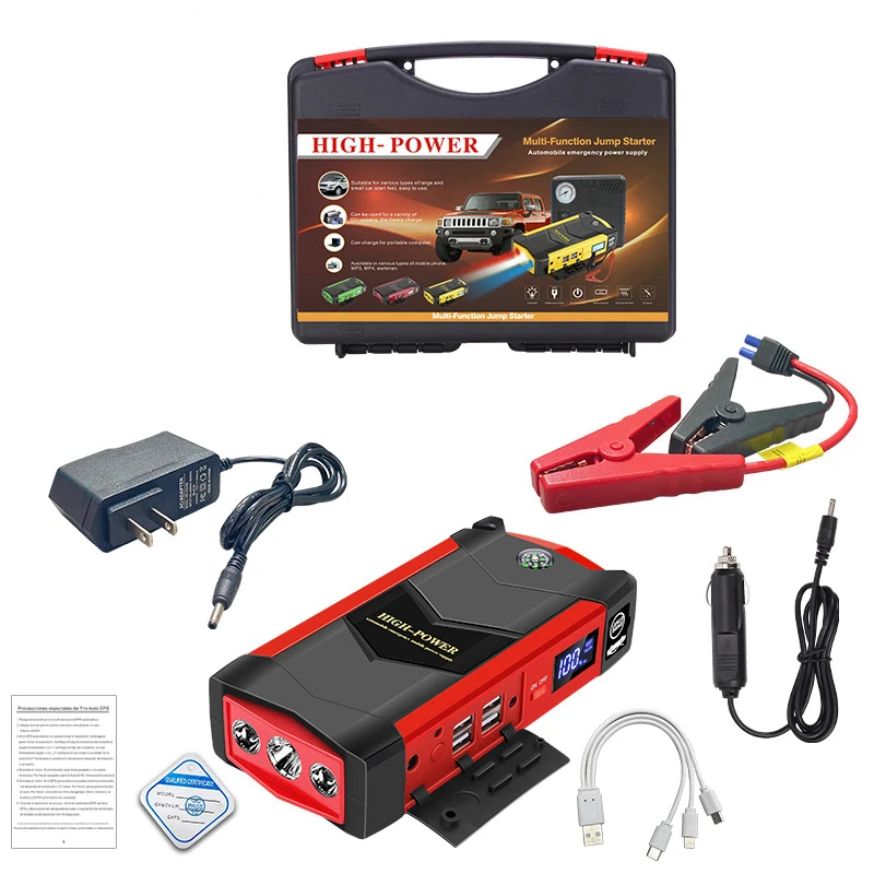 229800mah 12v Car Jump Starter Booster Auto Jumper Portable Car Jump ...