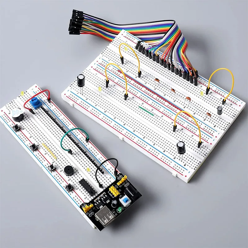 3.3V/5V MB102 Breadboard power module+MB-102 830 points Prototype Bread ...