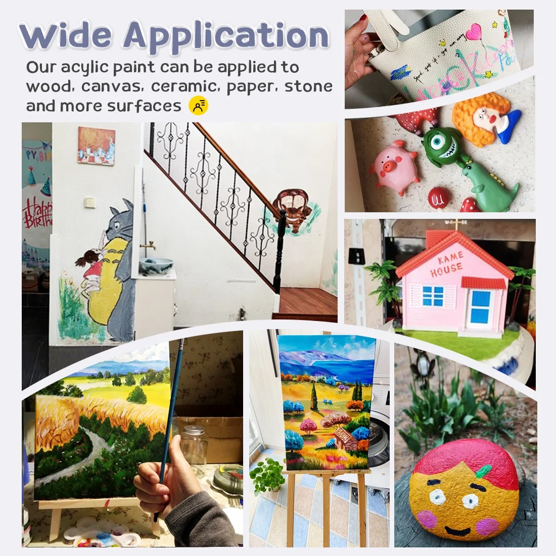 Memory Paint 200ml Pearlescent Acrylic Paint Artists Acrylic Color ...