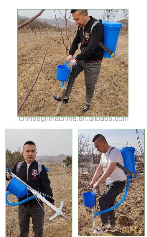 Hand Granular Spreader Manual Fertilizer Applicator Knapsack - Buy ...