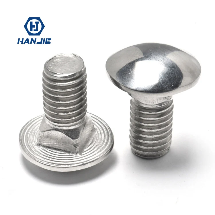Din603 Steel Thread Coach Bolt Ss304 M4 M6 M8 Hardware Design High ...