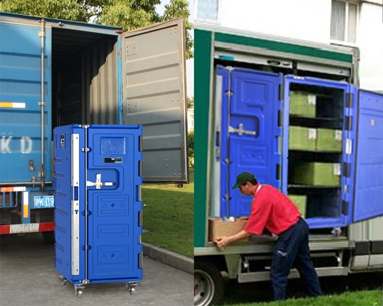 Cold Logistic 580L Insulated Roll Container for Frozen Food Transport ...