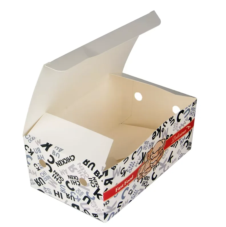 Customized Fast Food Packaging Series Boxes and Bags for Pizza, French ...