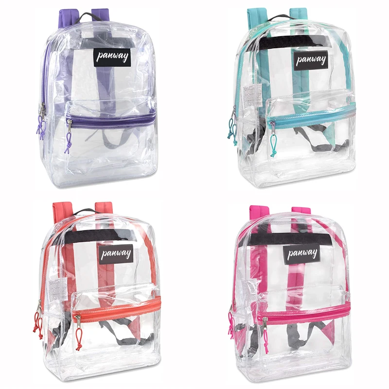 Clear Stadium Backpack Waterproof Teen Children Girl Holographic Pvc ...