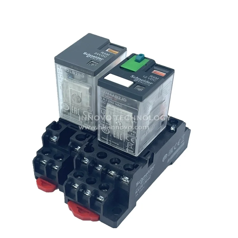 RXM2AB2BD RXM4AB2JD RXM2AB2B7 DC24V intermediate relay with base ...