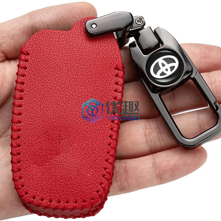 Leather Car Key Fob Cover Case Protector Keyless Suit For Mazda Remote ...