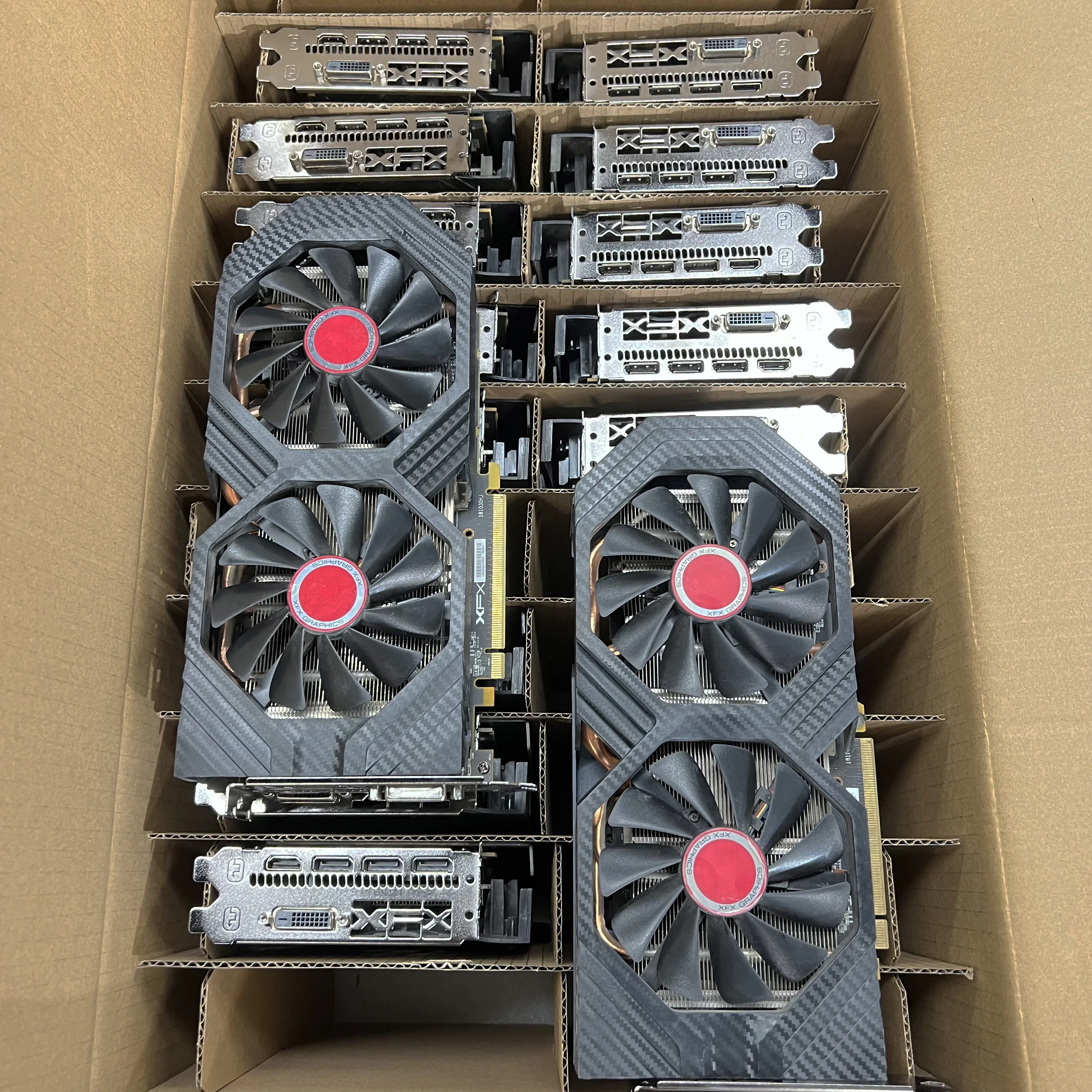 Pc Gaming Gpu Amd Radeon Rx 590 8gb Gme Fatboy 2304sp Graphics Card Rx ...