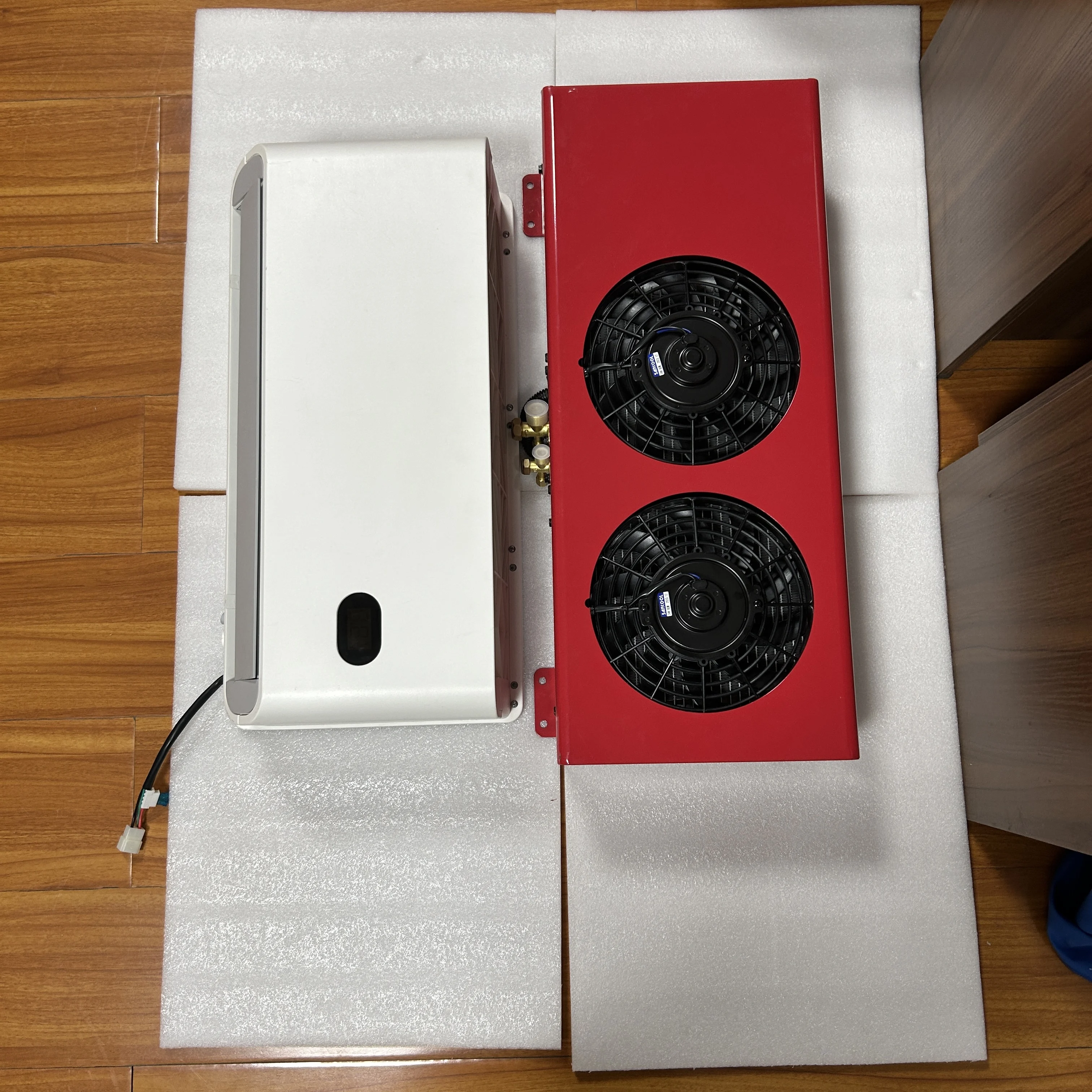 Split dual fan air conditioner 12v/24v high quality parking air ...