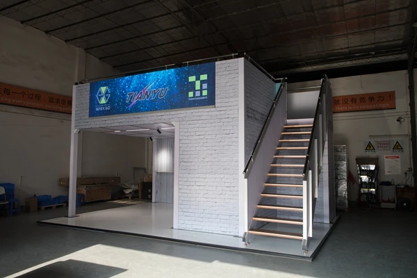 Custom Modular Double Deck Storey 1200x600cm Tradeshow Stands