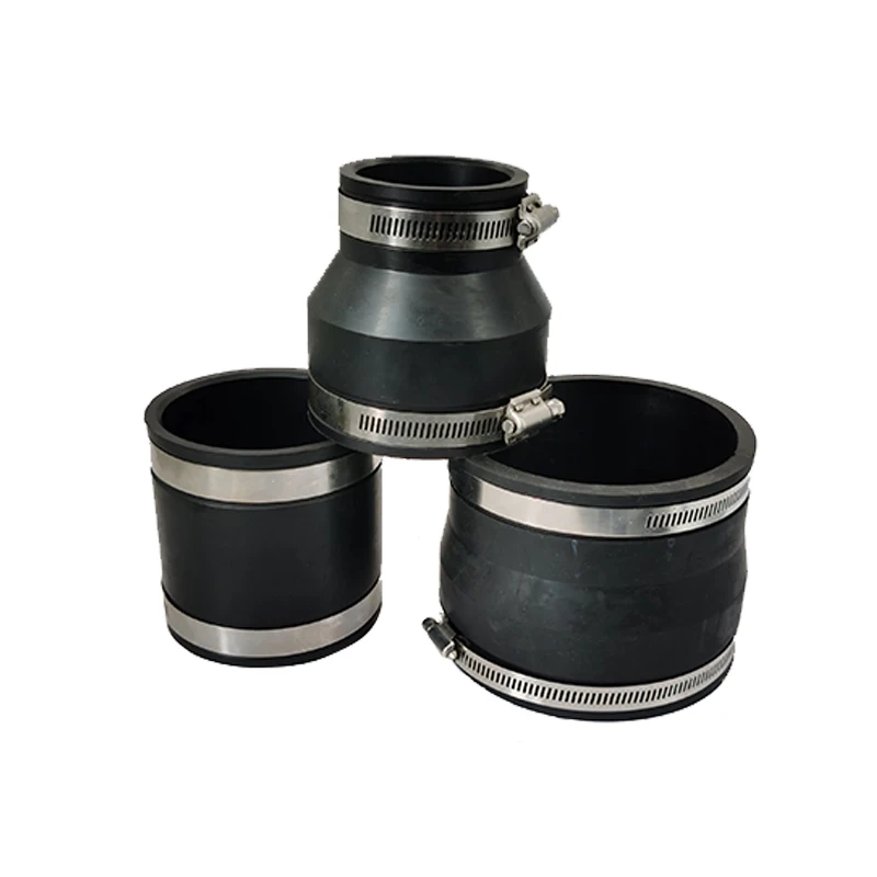 Pipe Flexible Coupling Clamp Rubber Expansion Joint Clamp Type Sleeve ...